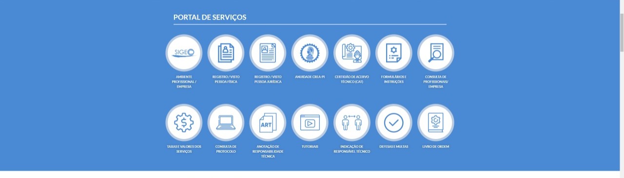 Crea-PI lança novo site institucional – CREA – PI